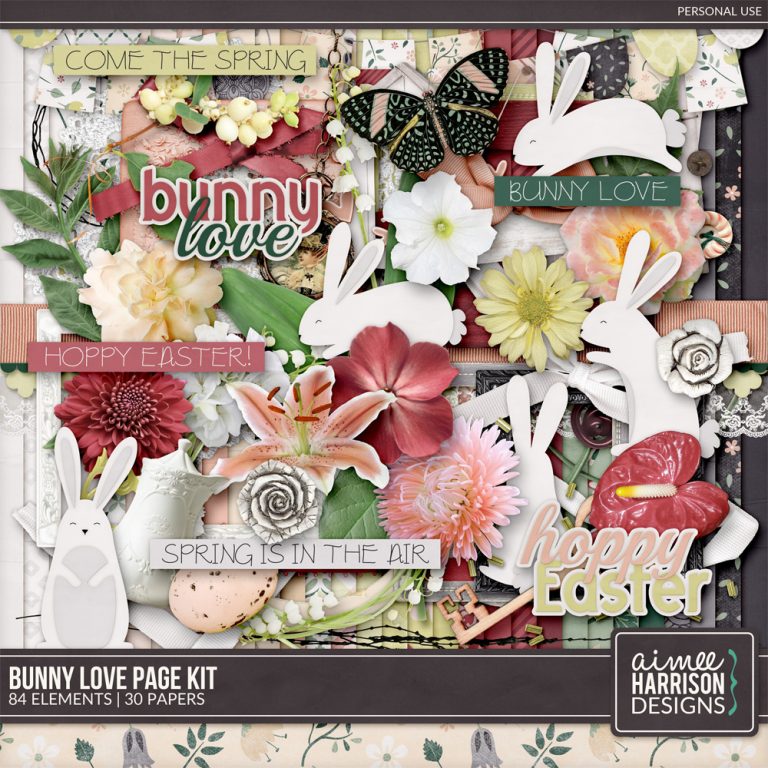 Bunny Love Collection and Freebie! – Aimee Harrison Designs